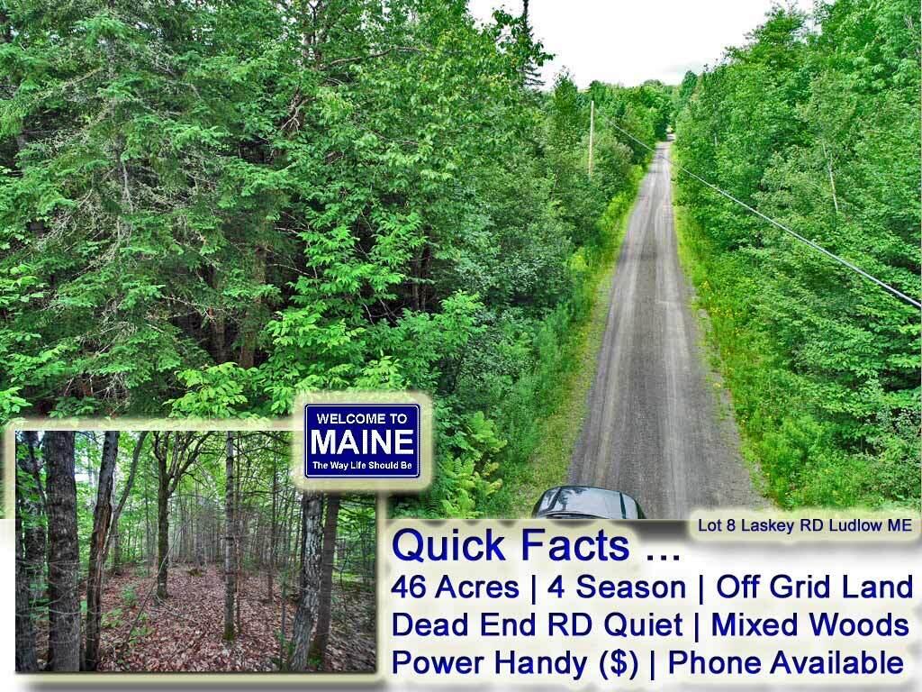 Lot 8 Laskey Road, Ludlow, ME 04730 | 1599208 | Realty of Maine