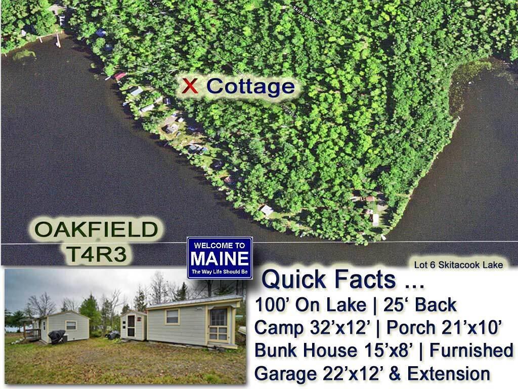 Lot 6 Skitacook Lake Lane Oakfield Maine Real Estate Listing: MLS# 1547080