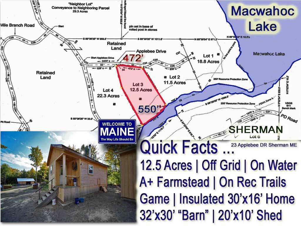 23 Applebee Drive, Sherman, ME 04476 | 1545141 | Realty of Maine
